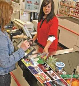 In-Store Marketing | Supermarket Checkout Lane Ads | IndoorMedia