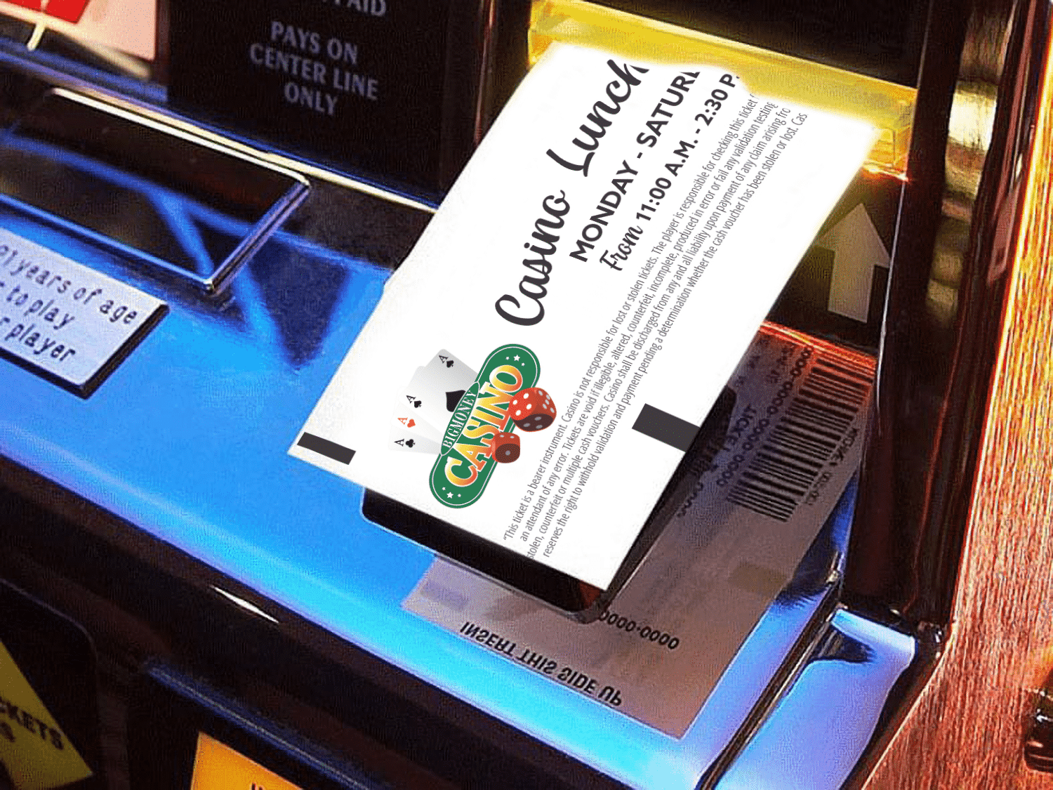 Casino Advertising & Printing | Gaming Tickets, Tito, POS Systems