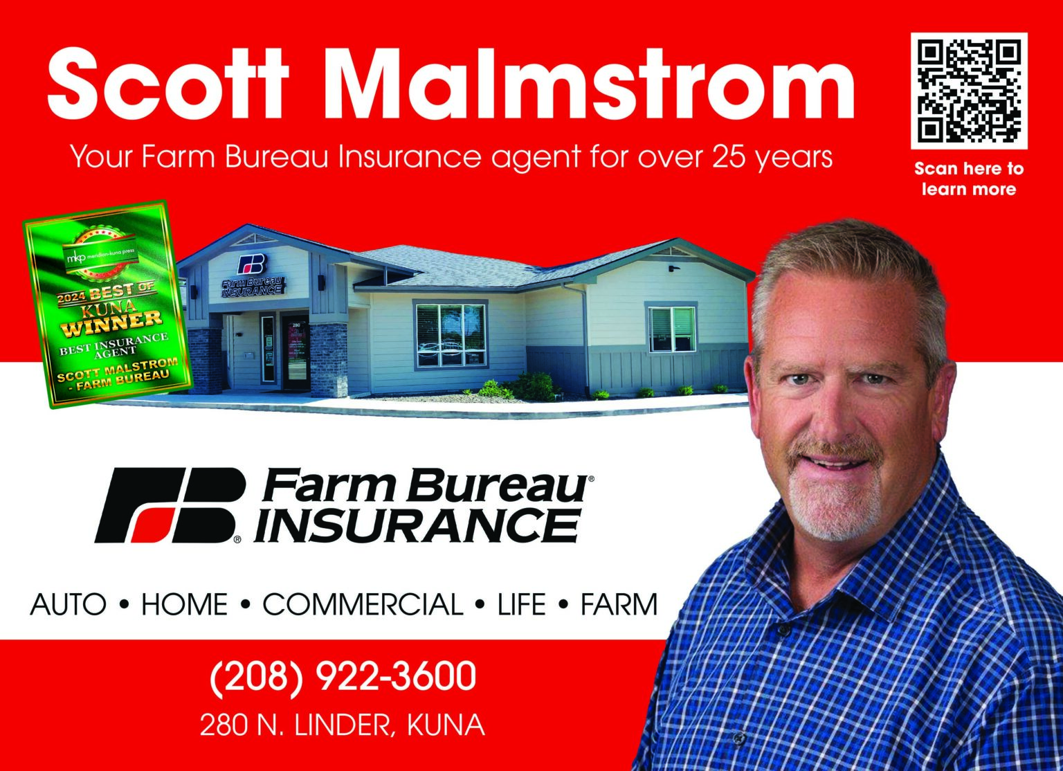 Scott Malmstrom - Farm Bureau Insurance - IndoorMedia